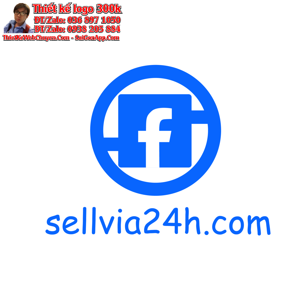 Thiết kế logo Web bán clone via Facebook Sellvia24h