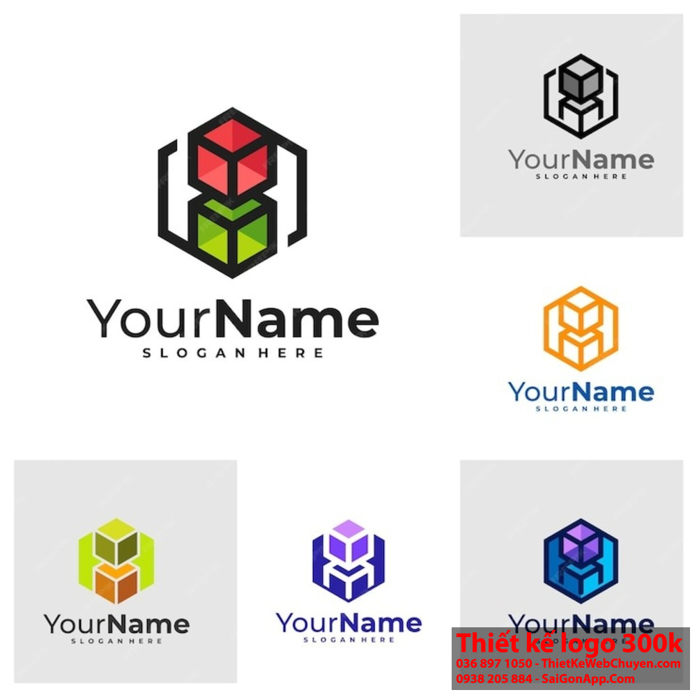 Xu hướng thiết kế logo Modular Design 300k 500K ĐẸP CHUYÊN NGHIỆP